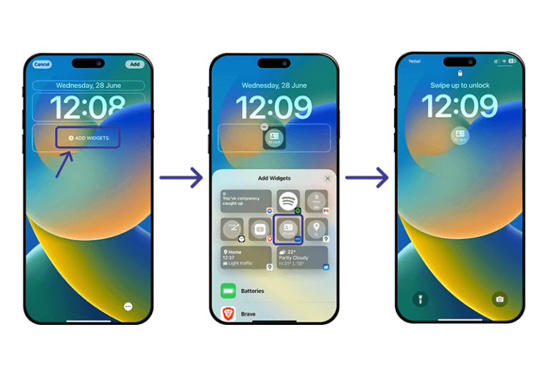 Freja Widget on Android and iOS - Freja