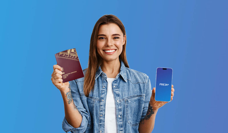 Få Freja+ direkt med en biometrisk ID-handling - Freja